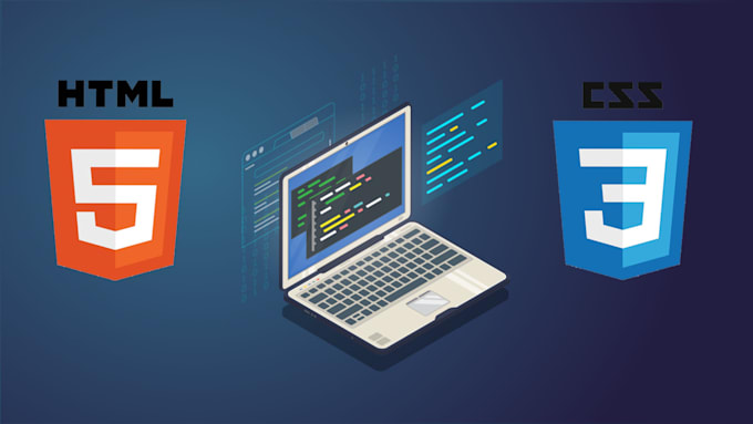 Create a website by html and css only by Abdelmoumen_1 | Fiverr