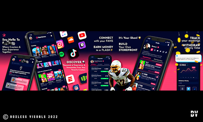 Design aesthetic, eye catching app screens for app stores by ...