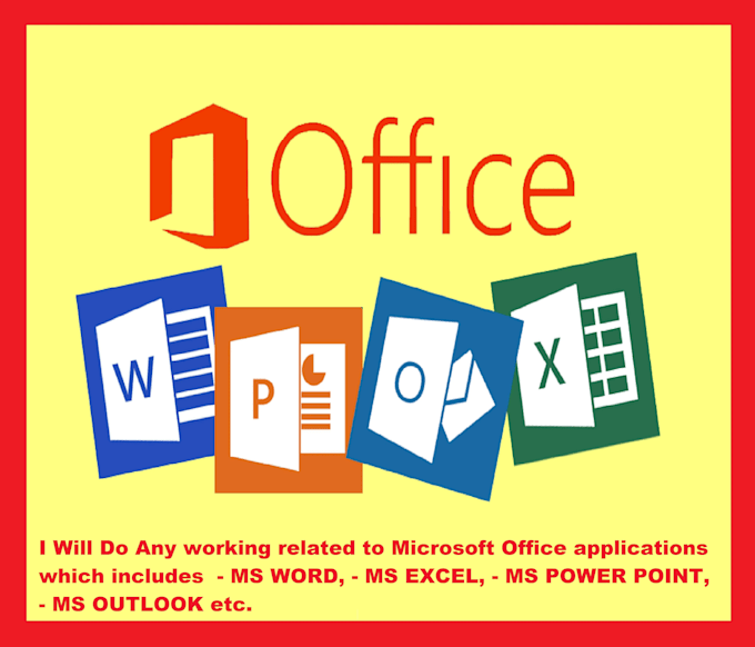 Do microsoft office word, excel, and powerpoint projects by Imranali553 ...