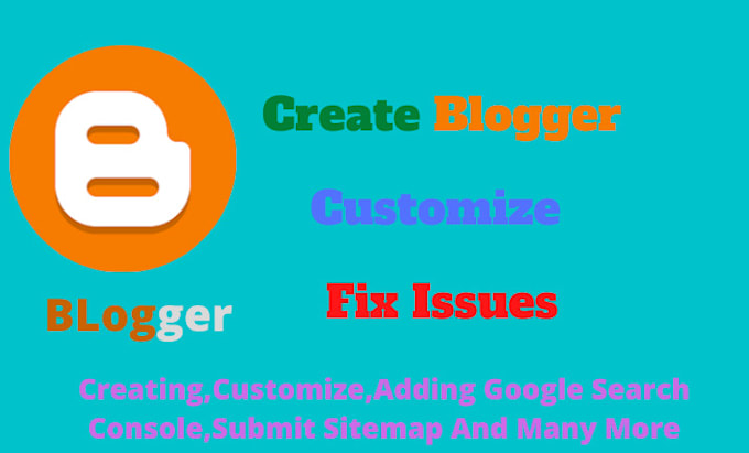 Create blogger website customize and fix issues by Amirjani608 | Fiverr
