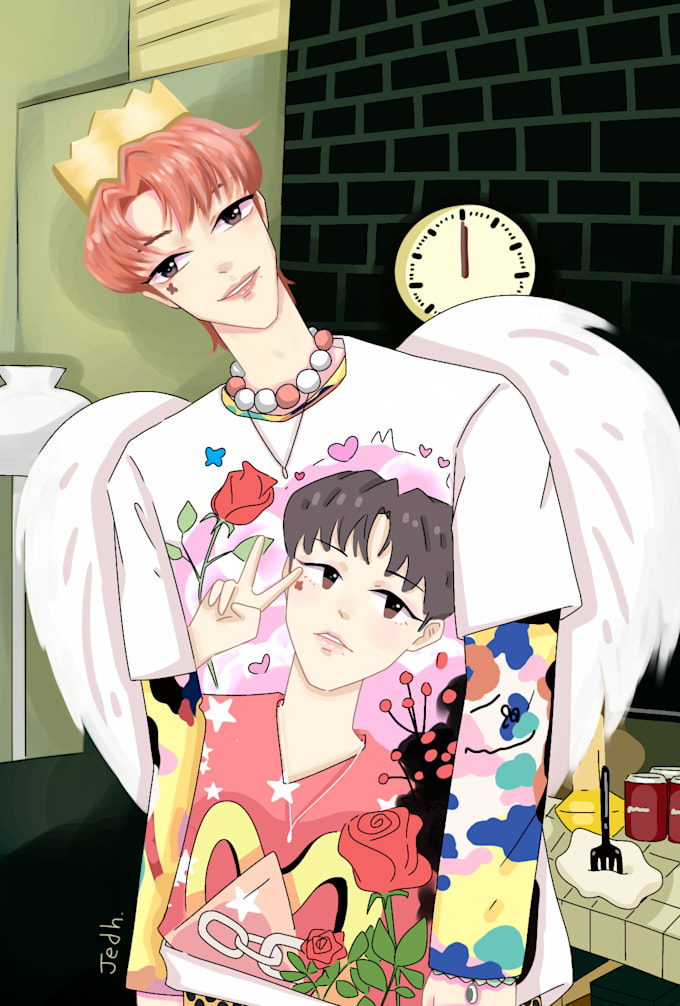 Draw an anime fanart or kpop artist or your oc in my style by Jedh_isme ...