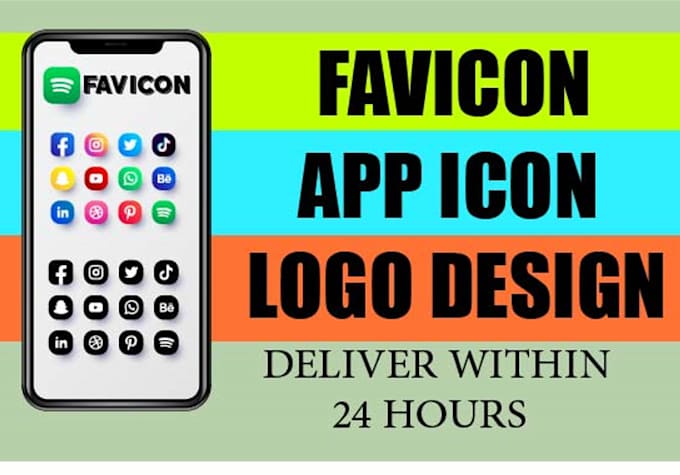 Design professional custom favicon or app icon and logo by Redcherry426 | Fiverr