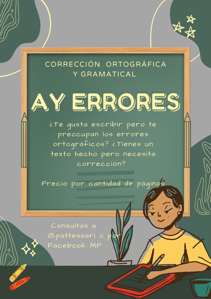 Correct your text to be grammatically perfect by Patriciatessari | Fiverr Correct your text to be grammatically perfect by Patriciatessari | Fiverr
