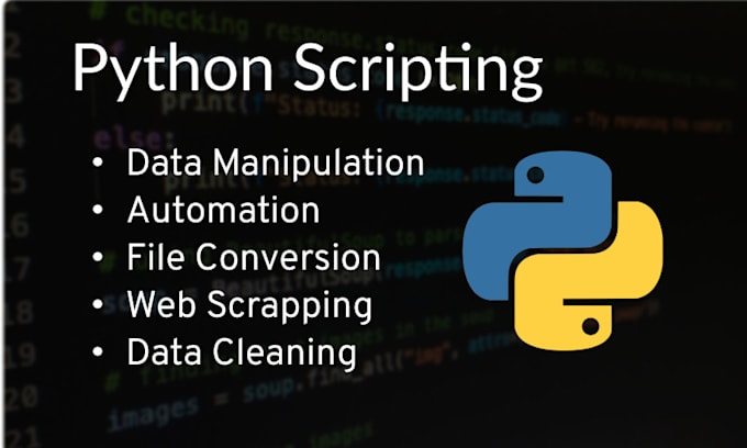 Write a python script for you by Jenit_n | Fiverr