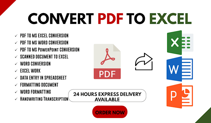 Provide pdf file conversion by Mohdarif1256 | Fiverr