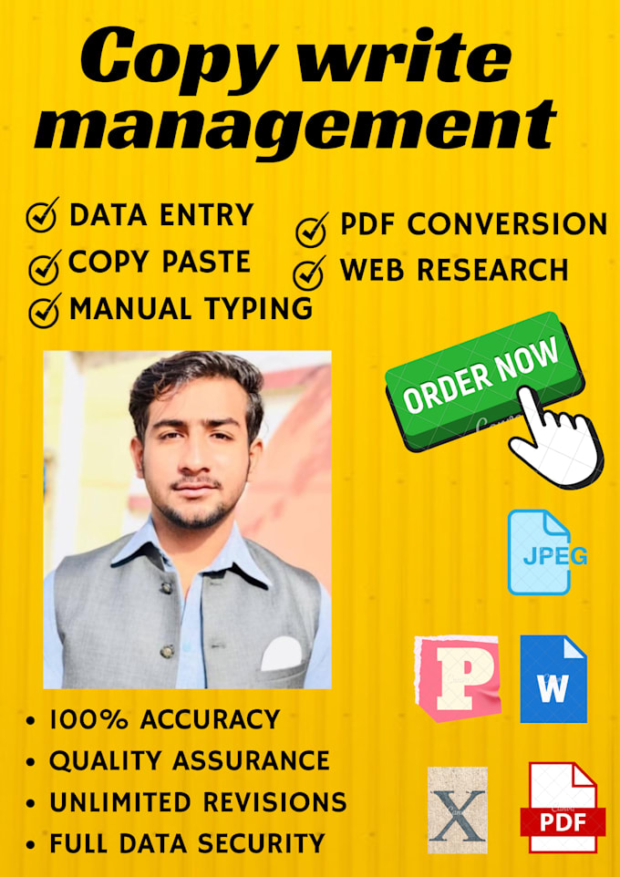Do excel data entry, copy paste, typing and data entry by Akramali566 | Fiverr
