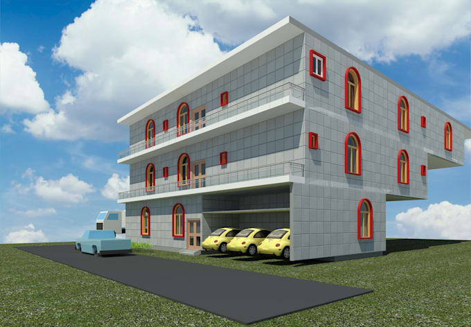 Create exterior model and revit structure in revit by Civilgeek | Fiverr