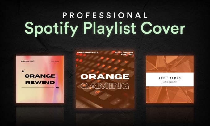 Design a professional cover image for your spotify playlist by ...