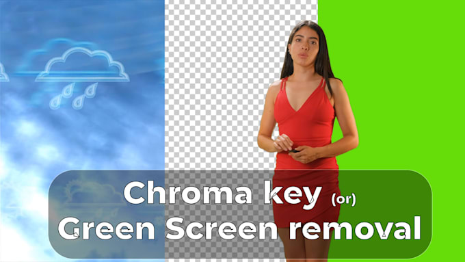 Do green screen removal or chroma keying by Crazycreations_ | Fiverr