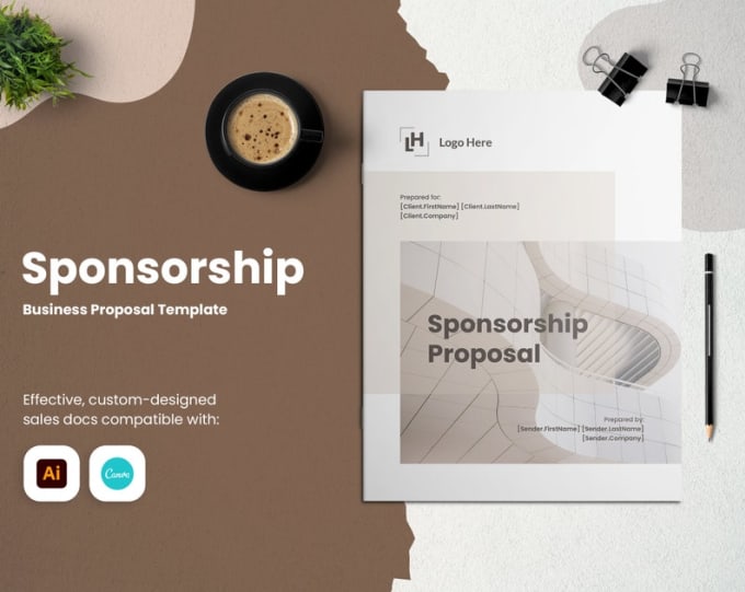 Give you a readymade sponsorship proposal template by Biomen | Fiverr