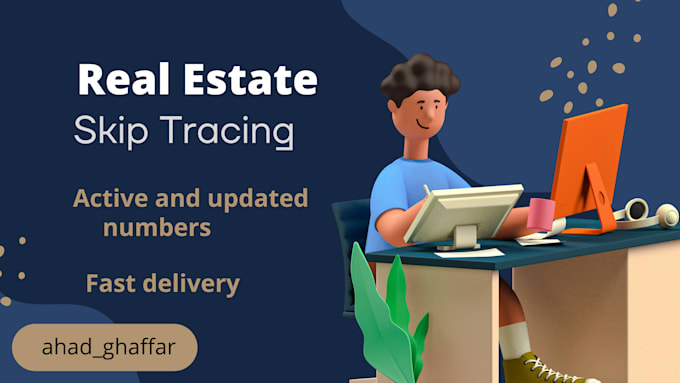 Do real estate skip tracing in bulk by Ahad_ghaffar | Fiverr