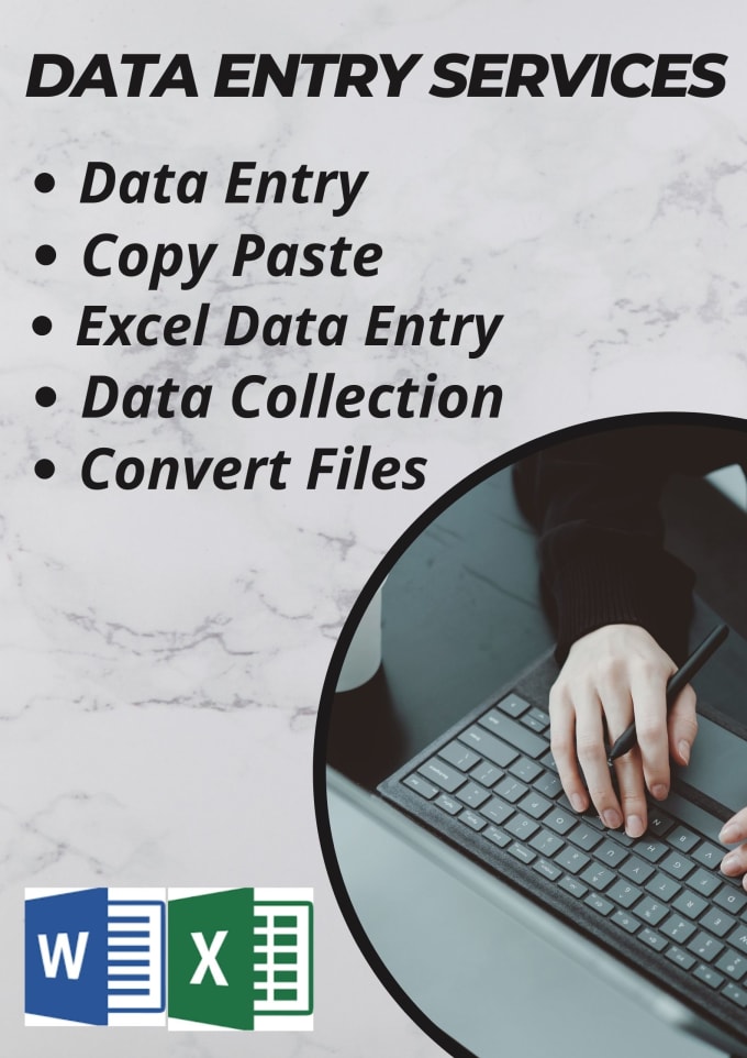 Provide data entry,copy paste,exel data entry, typing work by Kain_4873 ... Provide data entry,copy paste,exel data entry, typing work by Kain_4873 ...