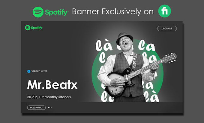 Design an attractive spotify banner for your artist profile by Tweenteg ...