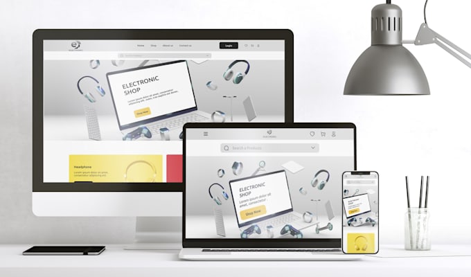 Design a creative modern ux ui for your web responsive by Solafaessam ...