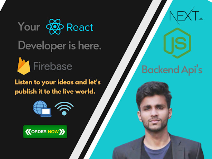 Develop You Web App Using React Js Next Js Node Js By Itshamad Fiverr