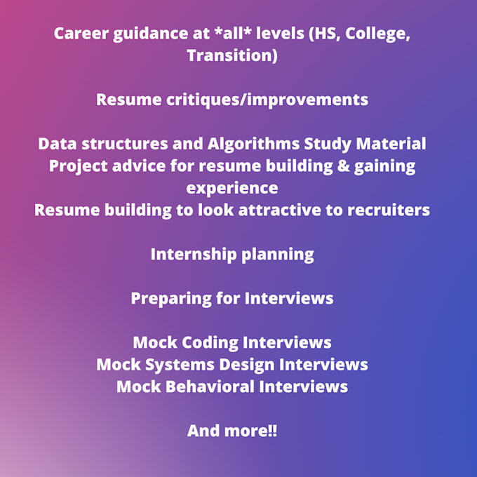 Provide tech and software engineering career mentorship by Taro0405 ...