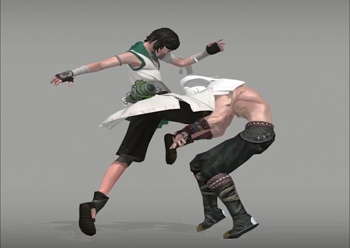 Create 3d fighting animation and video scene by Exell_animator | Fiverr