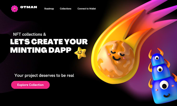 Create nft minting dapp and nft collection by Otm_chatar23 | Fiverr