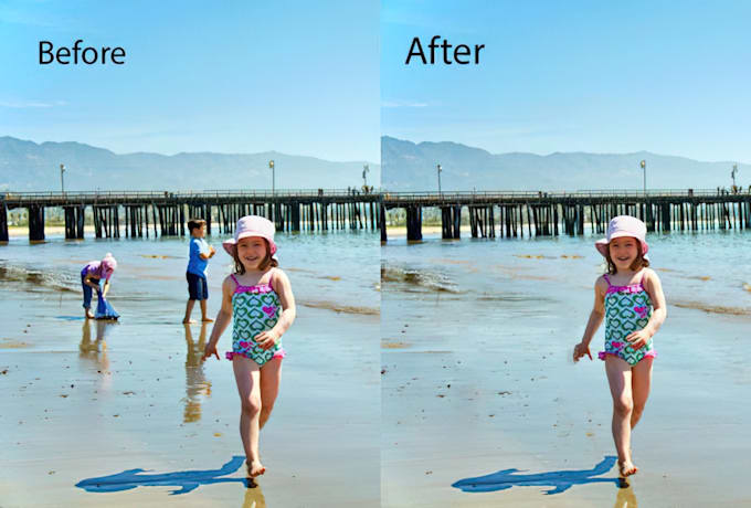 Add or remove person, objects and change the background using photoshop ...