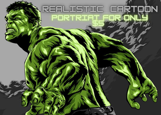 Draw realistic cartoon vector portrait from your photo by Abdul_ismail ...