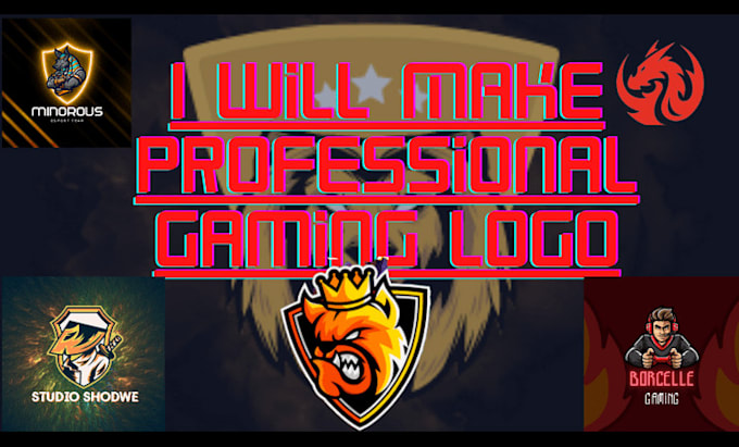 Make professional gaming logo by Muhammadmust752 | Fiverr