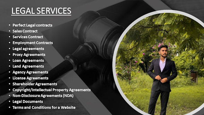 Write the best legal contracts and agreements by Najafulhassa243 | Fiverr