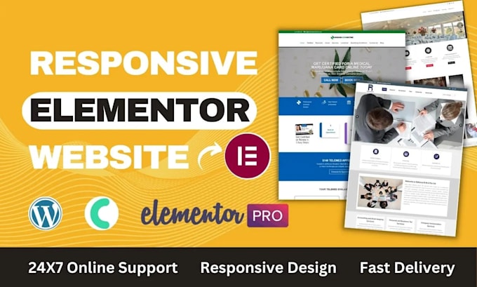 Design elementor landing page or responsive wordpress landing page by Waqas_coder | Fiverr
