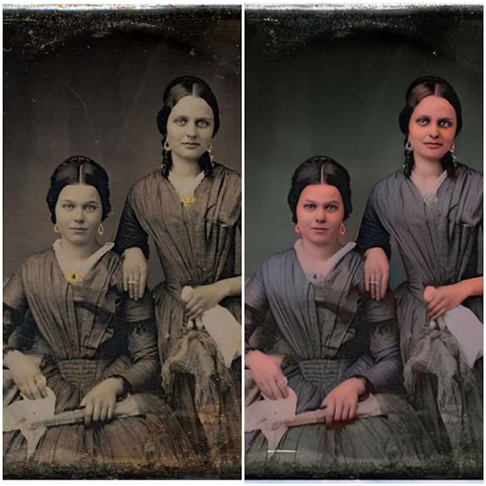 Colorize,restore,and repair your old photo by Aminasharif742 | Fiverr