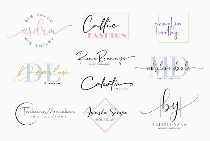 Do signature, handwritten, scripted, handwriting, cursive logo design ...