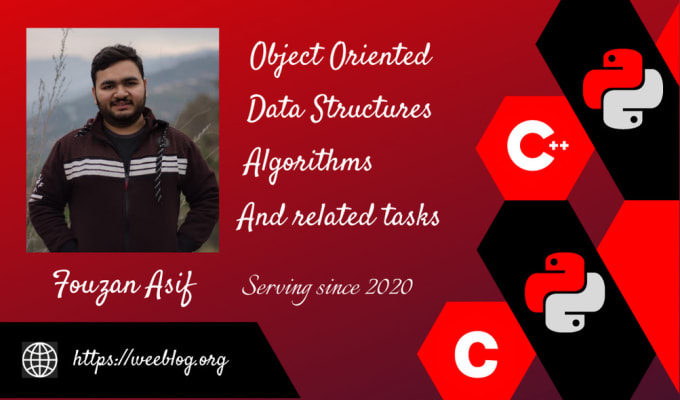 Deliver Perfect Python Cpp And C Programming Modules By Fouzanasif Fiverr