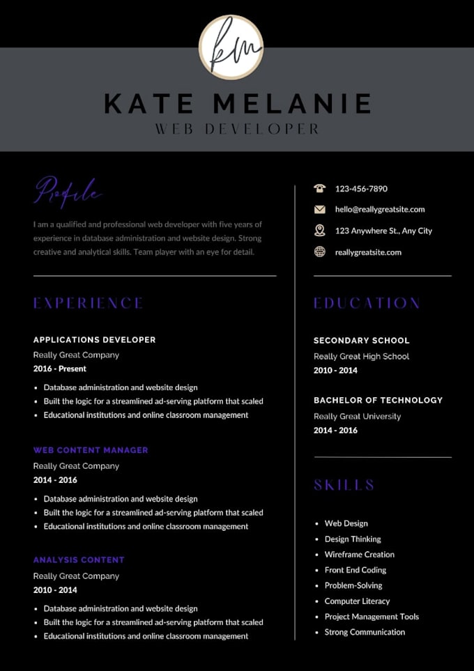 Build professional resume and youtube thumbnails by Owaissaleem240 | Fiverr