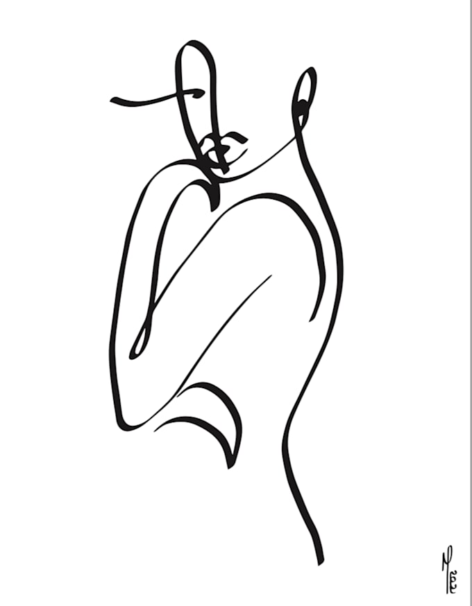 Create a custom tattoo design in my line art style by Palmezzanoart ...