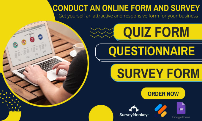 Create survey questionnaire on survey monkey jotform google online form by Mahreen03 | Fiverr