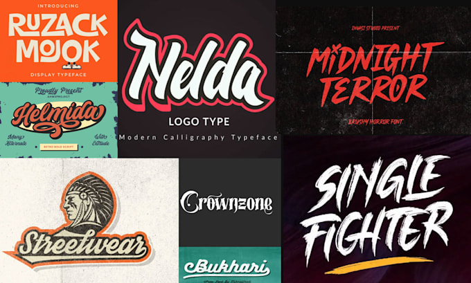 Design custom lettering typography font and modify your logo by Ahnney ...