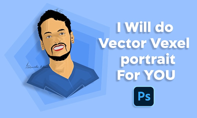 Do vector vexel portrait for you by Ranithumendis | Fiverr
