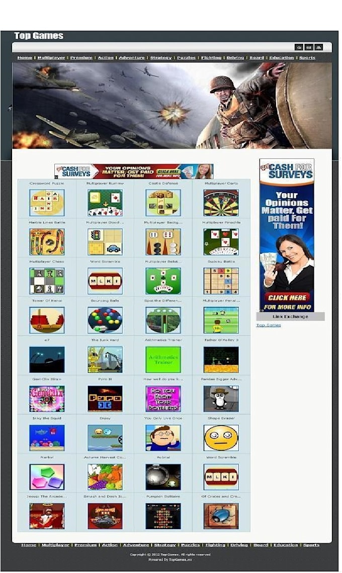 Online games website script 80000 free games by Websitescripts | Fiverr