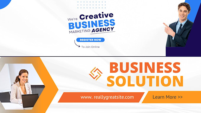 Reate an amazing facebook cover banner design by Othmanelhadri | Fiverr