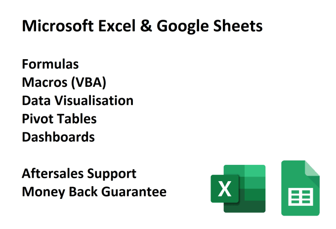 Build excel formulas, macros and dashboards by James_5rr | Fiverr Build excel formulas, macros and dashboards by James_5rr | Fiverr