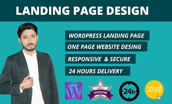 Create high converting wordpress landing page using elementor pro by Mudasir_guru | Fiverr