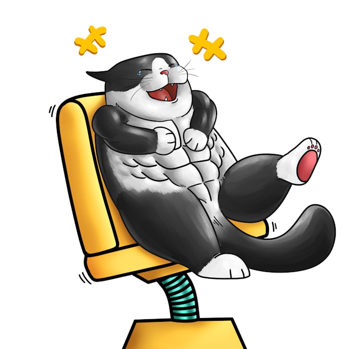 Draw you funny cartoon animals by Mowamoru | Fiverr