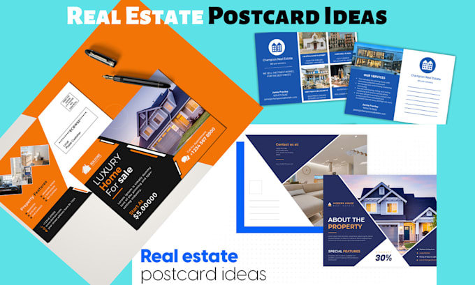 Design canva real estate postcard templates, flyer, social media post ...