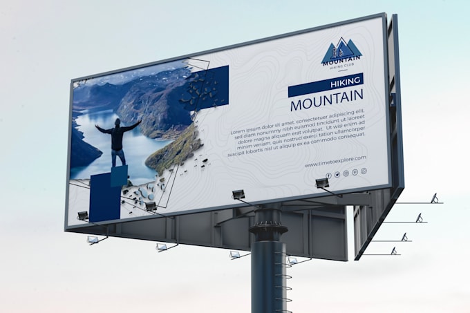 Do a signboard , event banner, billboard, roll up, shop sign, backdrop ...