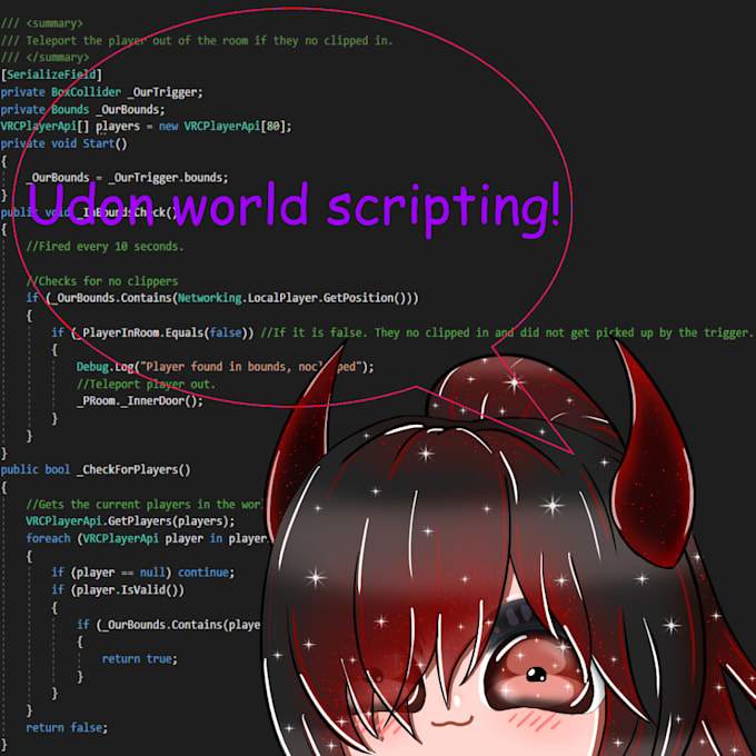 Program your vrchat world in udon by Danwunderburst | Fiverr