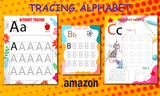 Design children learning worksheets and kids activity book by ...