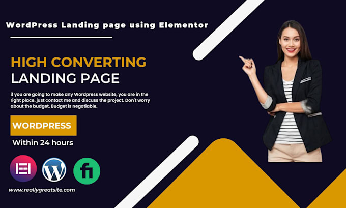 Create a modern responsive wordpress landing page by Imam_36 | Fiverr