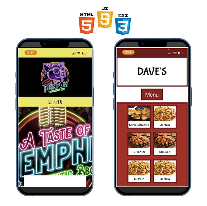 Create online menu for your restaurant by Brirl16 | Fiverr