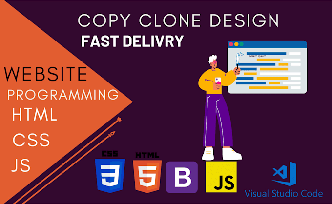 Create a website front end using html, css and js by Abdssamad341 | Fiverr