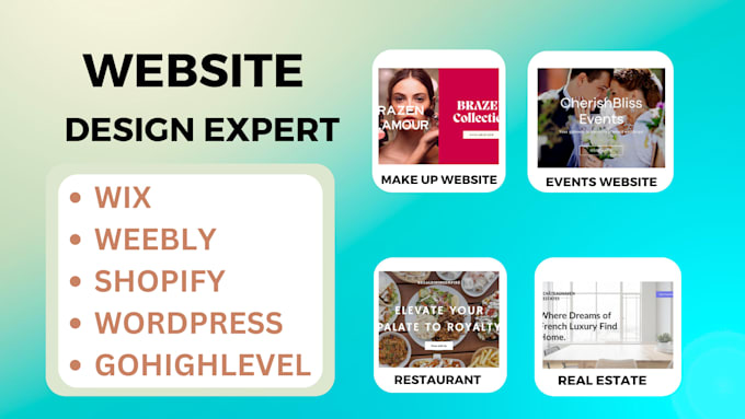 Build wix wordpress gohighlevel restaurant website with online ordering by Suite_queen | Fiverr
