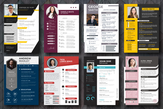 Design professional resume , cv and cover letter templates by Omi ...