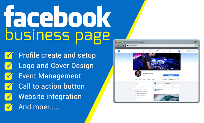 Do facebook business page creation, setup, and design by Free_marketer ...